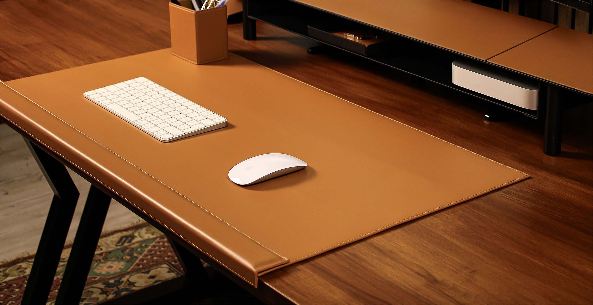 Premium Personalized Leather Desk Mats & Pads w/ Custom Engraving ...